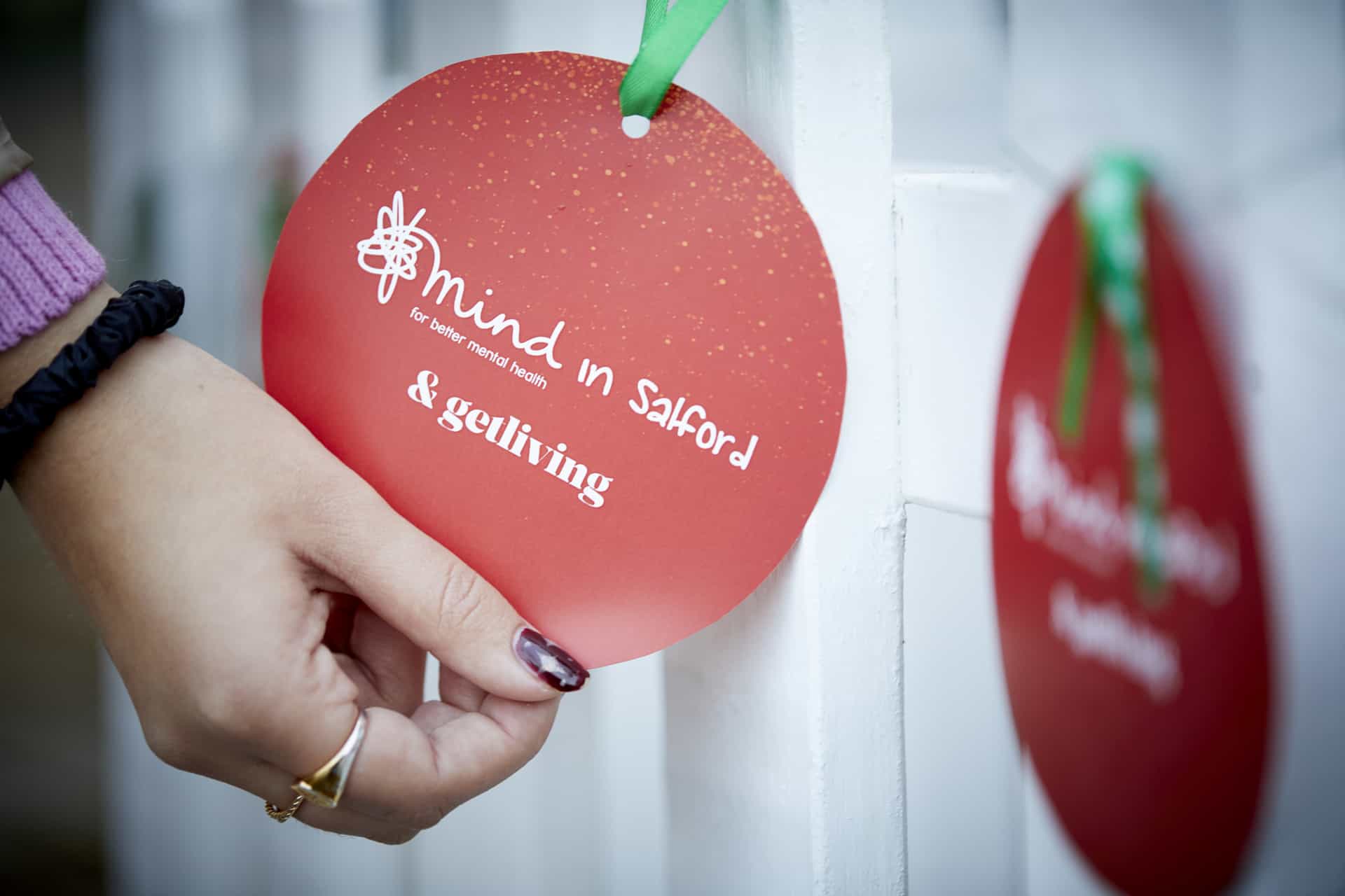 Charity partner Mind in Salford creates a ‘mindful’ Christmas tree ...